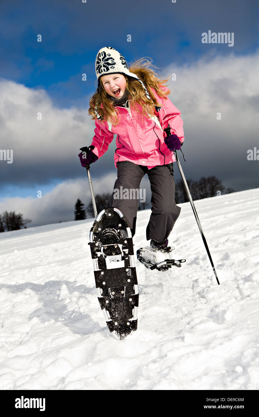 Child snowshoes hi-res stock photography and images - Alamy