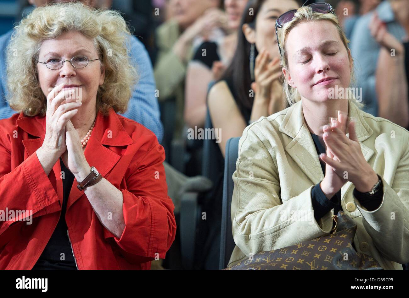 Bayreuth Festival directors Eva Wagner-Pasquier (L) and Katharina ...