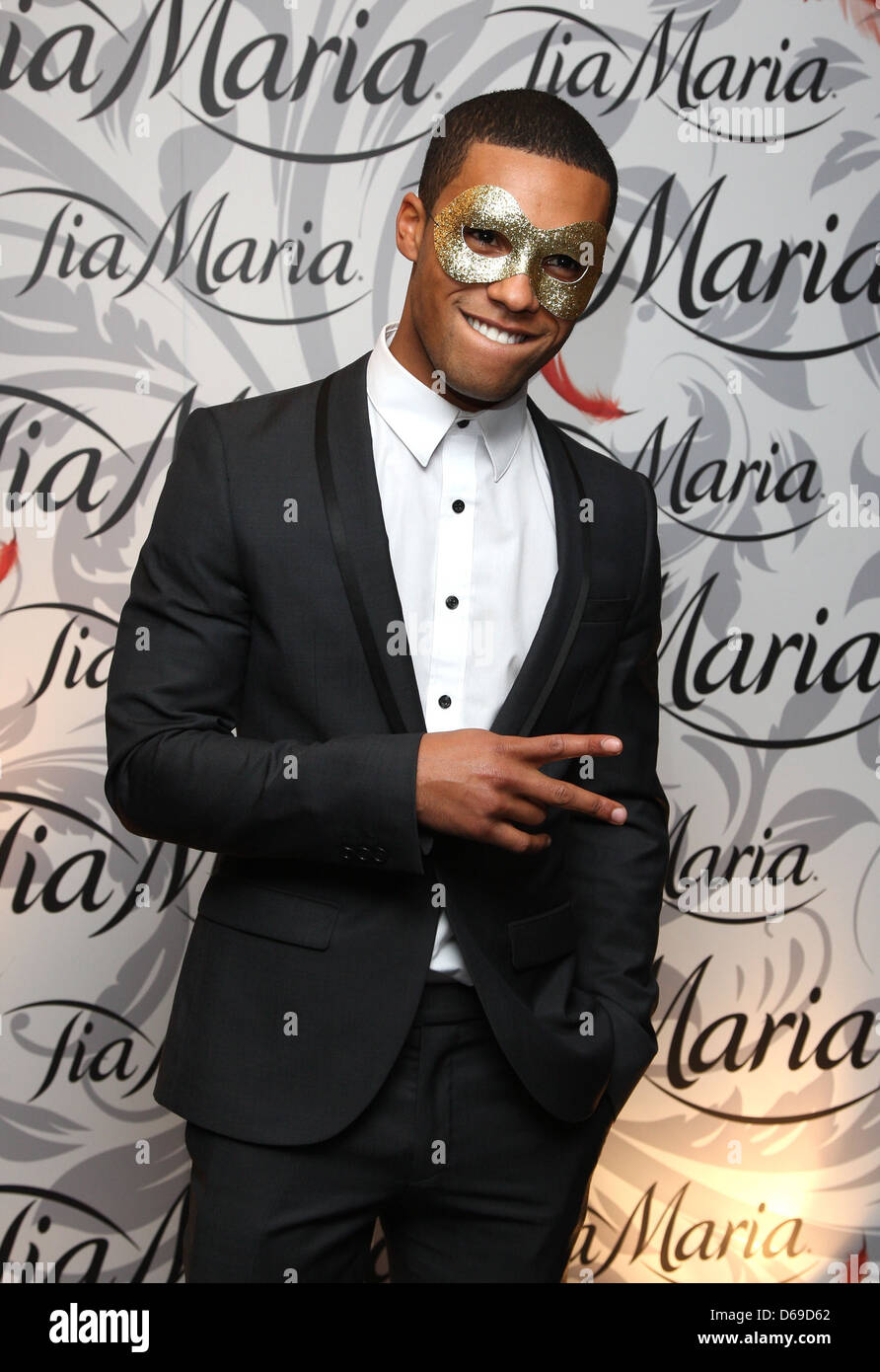Lucien Laviscount Tia Maria Masquerade Ball held at the Paramount club ...