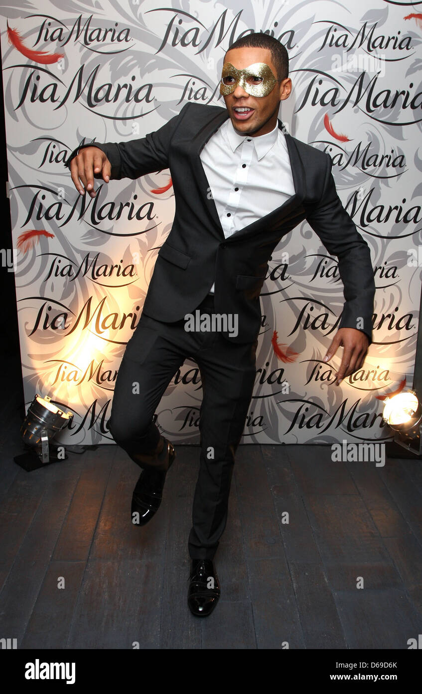 Lucien Laviscount Tia Maria Masquerade Ball held at the Paramount club ...