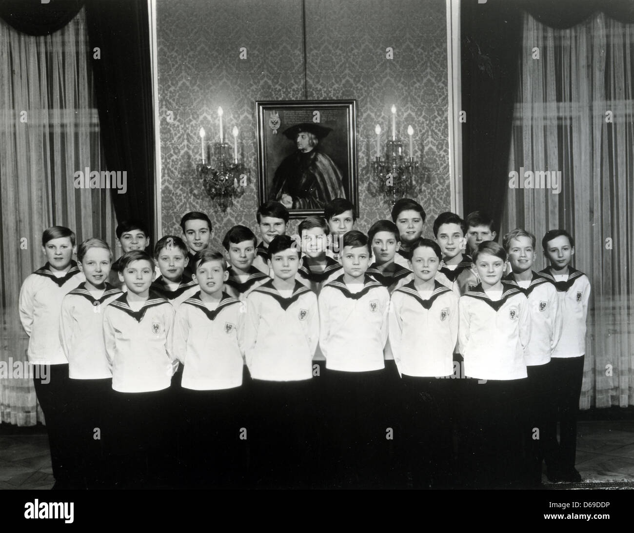 THE VIENNA BOYS CHOIR about 1955 Stock Photo - Alamy
