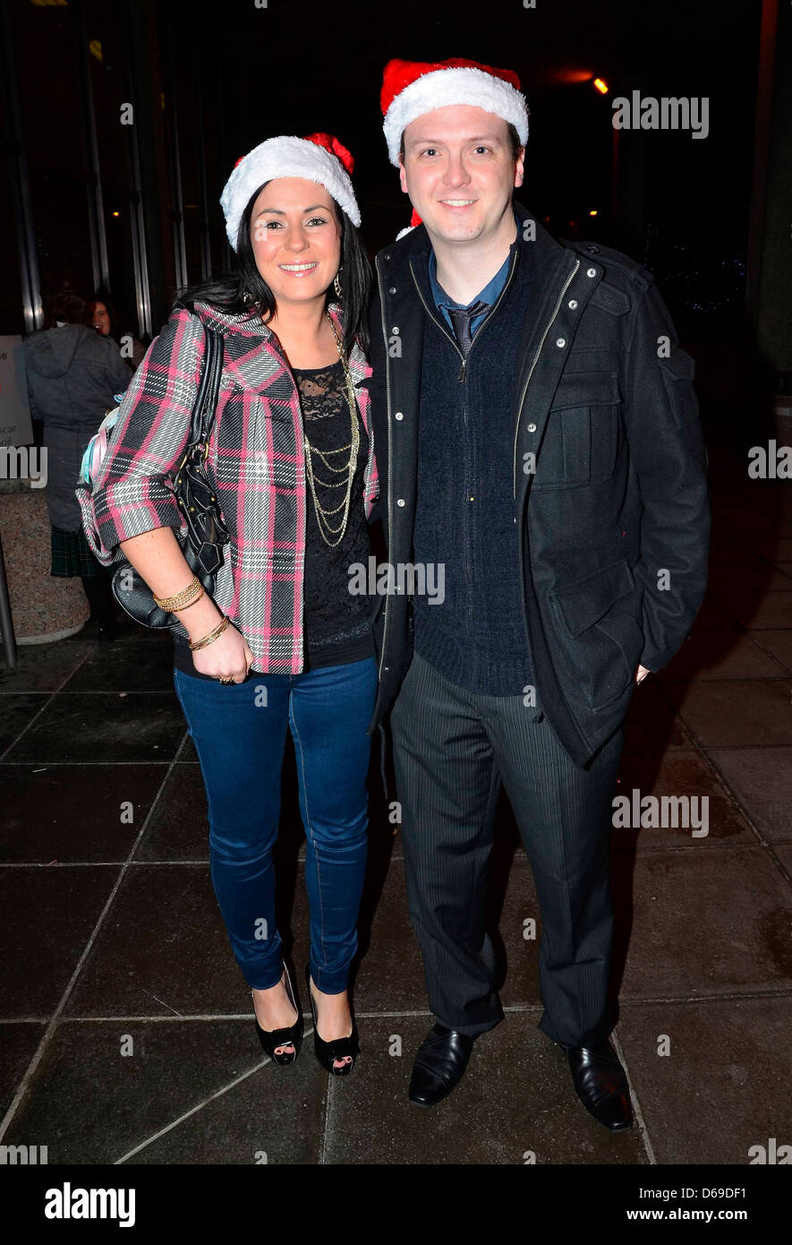 Kim Hatton, Keith Jenkinson Celebrities outside the RTE studios for ...