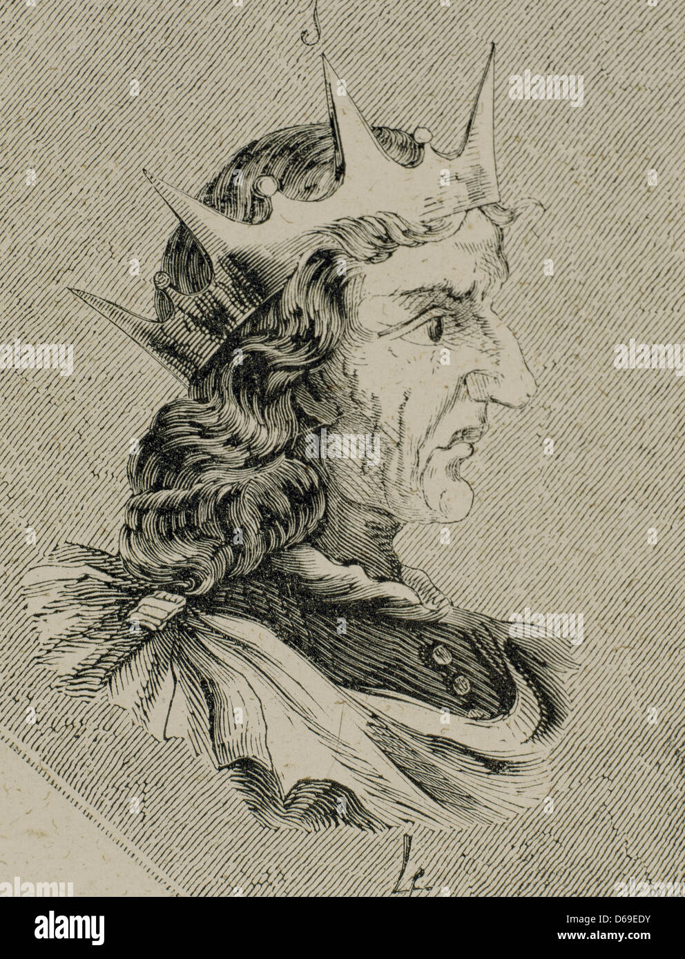 Recceswinth. Visigothic King of Hispania, Septimania and Galicia in 649 ...