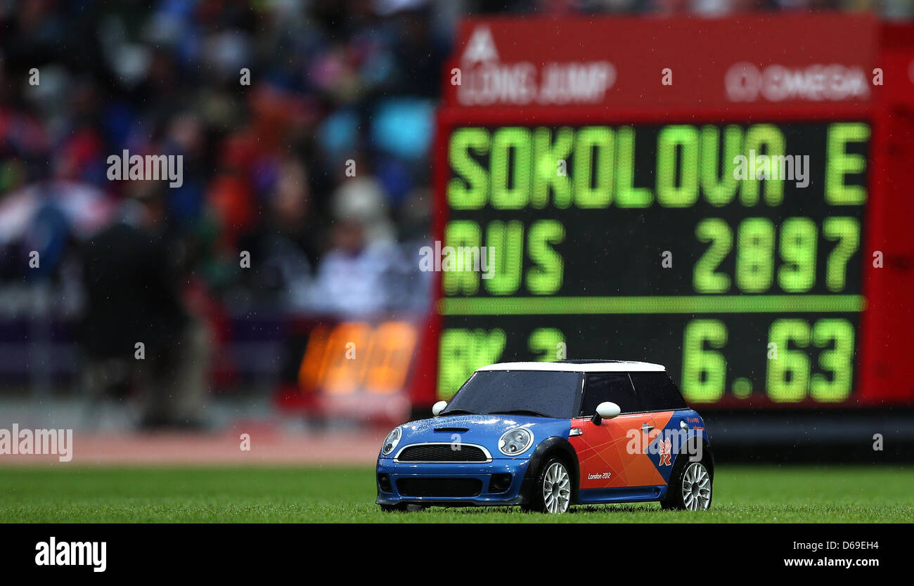 A specially designed radio controlled electric Mini car transports ...