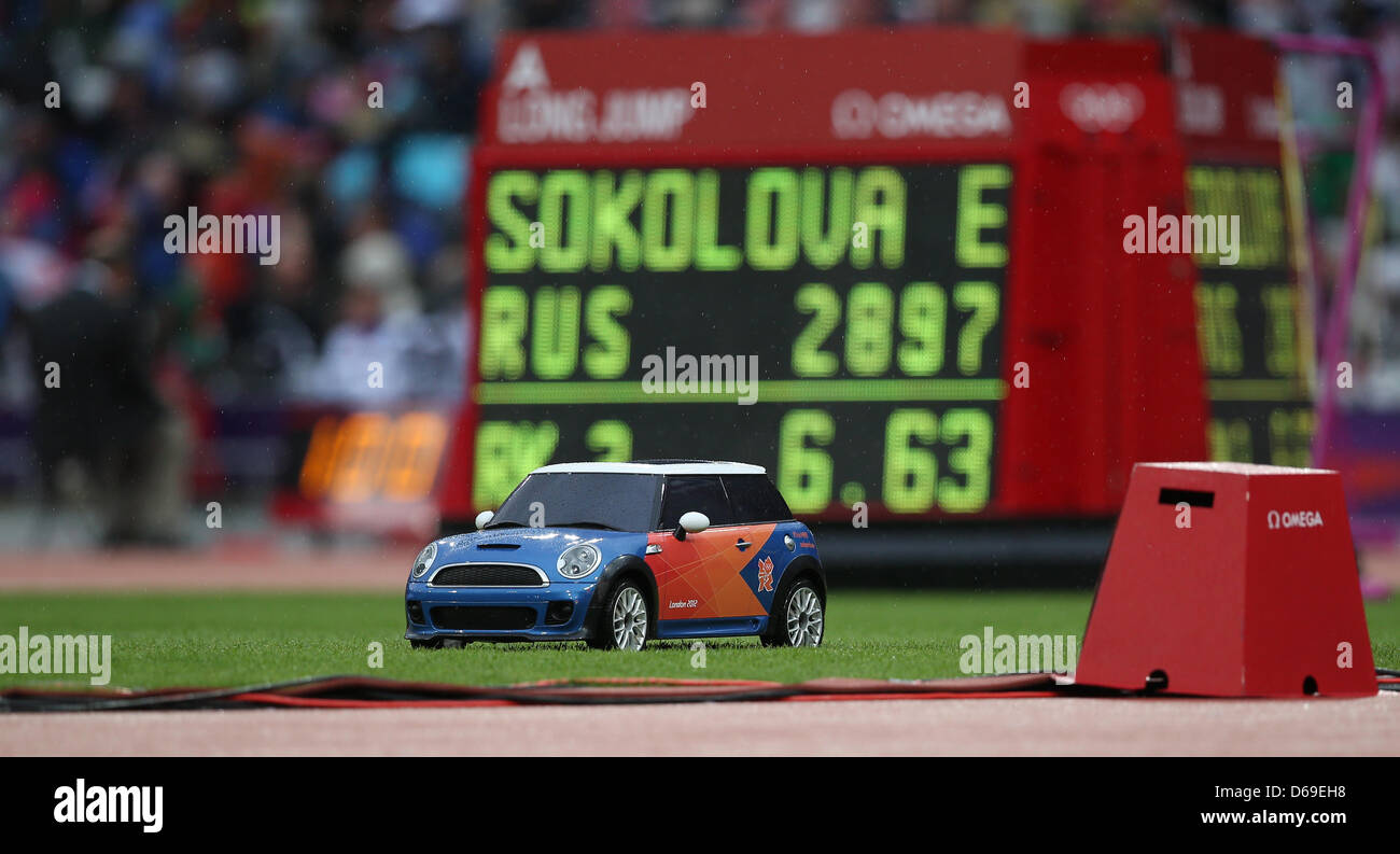 A specially designed radio controlled electric Mini car transports ...