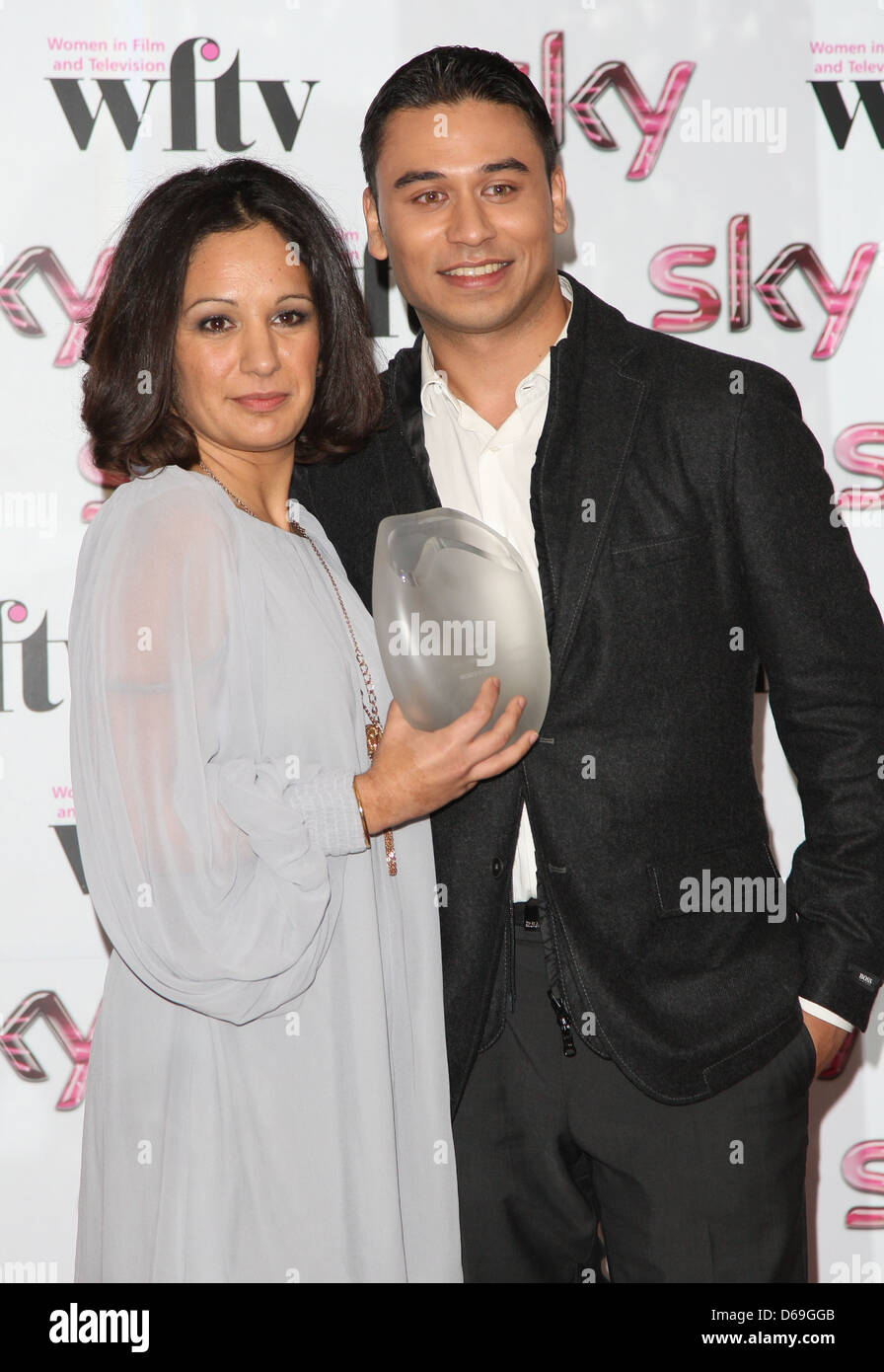 Deborah Sathe and Ricky rwood winner of Channel Creative Invation award ...