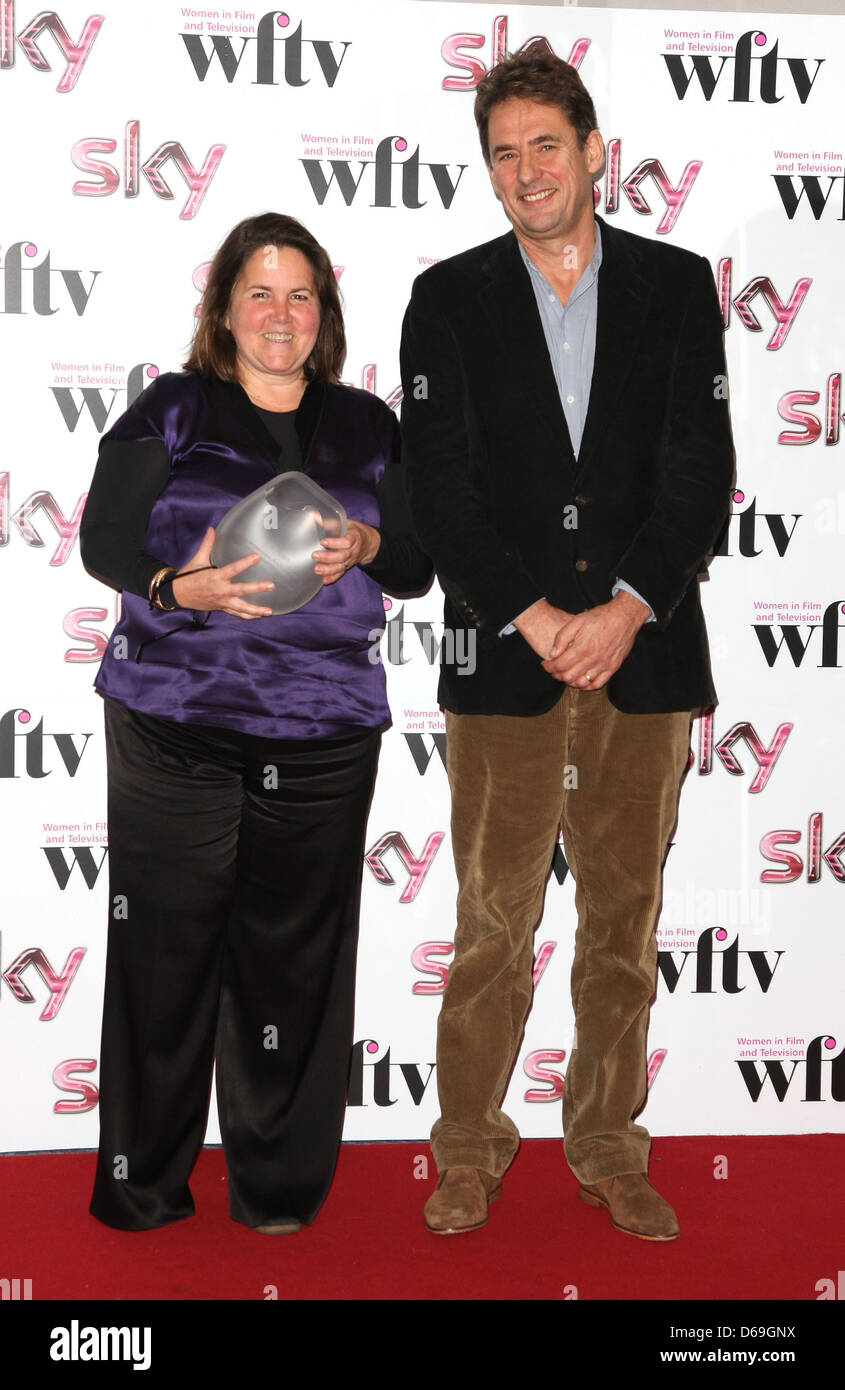 Jane Frazer and Tim Bevan, winner of International Film Guarantors ...