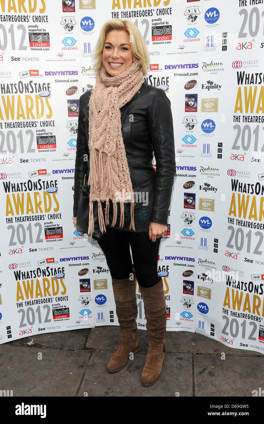 Hanna Waddingham attends the Whatsonstage.com Theatregoers' Choice ...