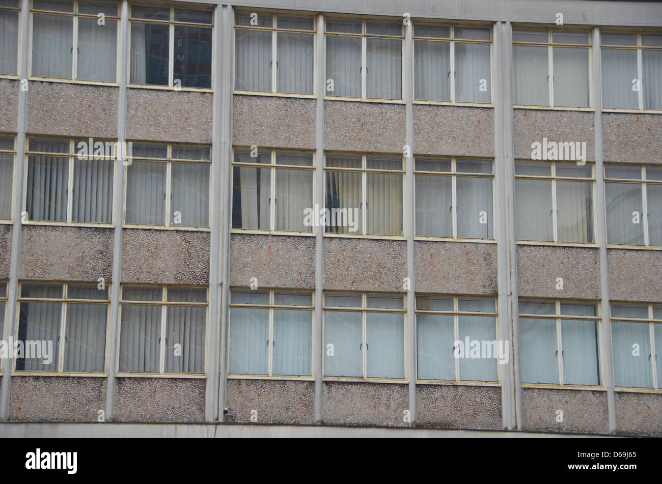 70s Seventies Architecture Block Building Facade Glass Office High ...