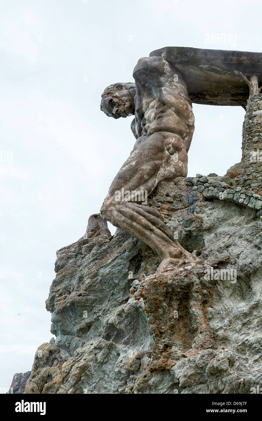 Monterosso al Mare, Giant Statue, Cinque Terre, Liguria, Italy Stock ... Monterosso al Mare, Giant Statue, Cinque Terre, Liguria, Italy Stock ...