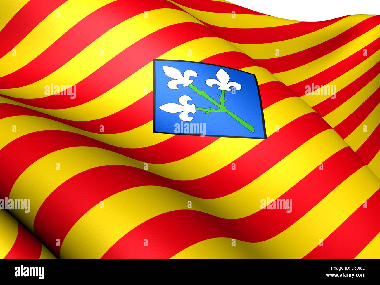 Flag of lerida hi-res stock photography and images - Alamy