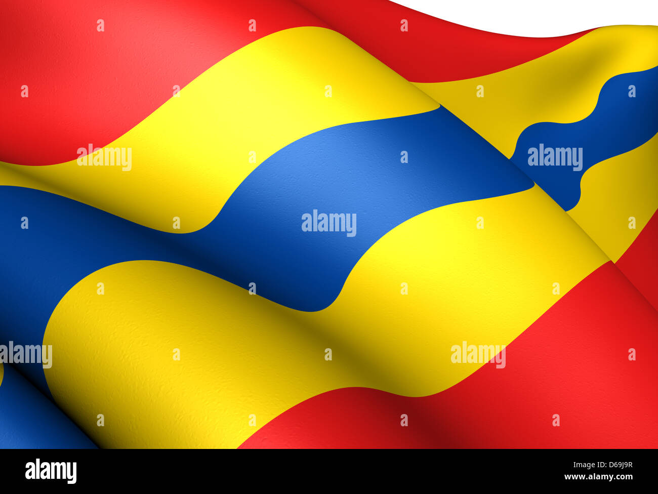 Flag of Overijssel Stock Photo - Alamy