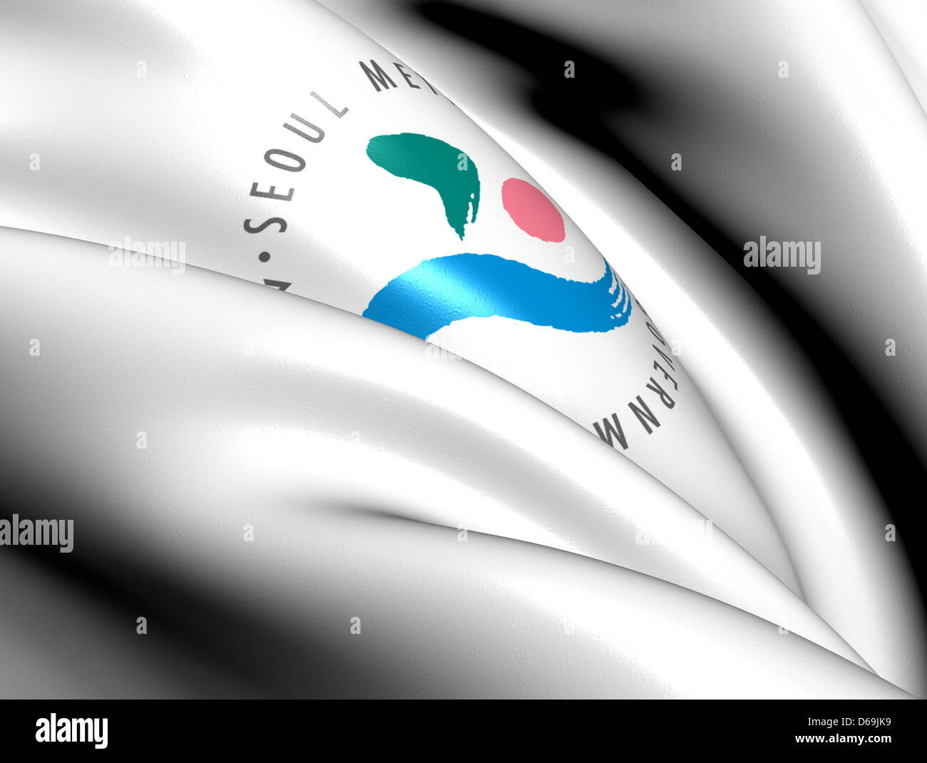 Seoul coat of arms. Close up Stock Photo - Alamy