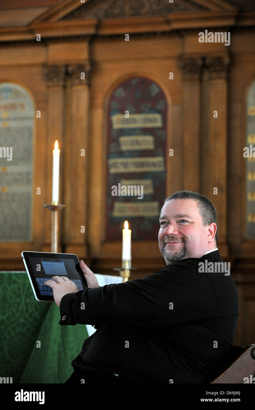 Rev Andrew Manson-Brailsford is keeping in touch with his flock at St ...