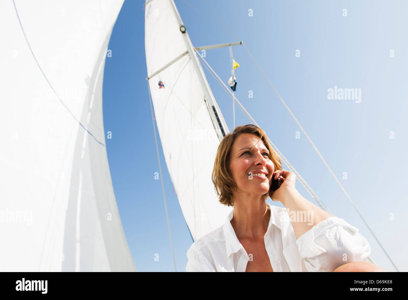 Sailing and talking hi-res stock photography and images - Alamy