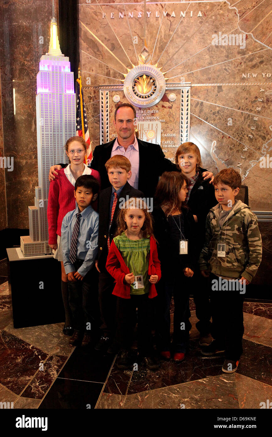 Christopher meloni and their children hi-res stock photography and ...