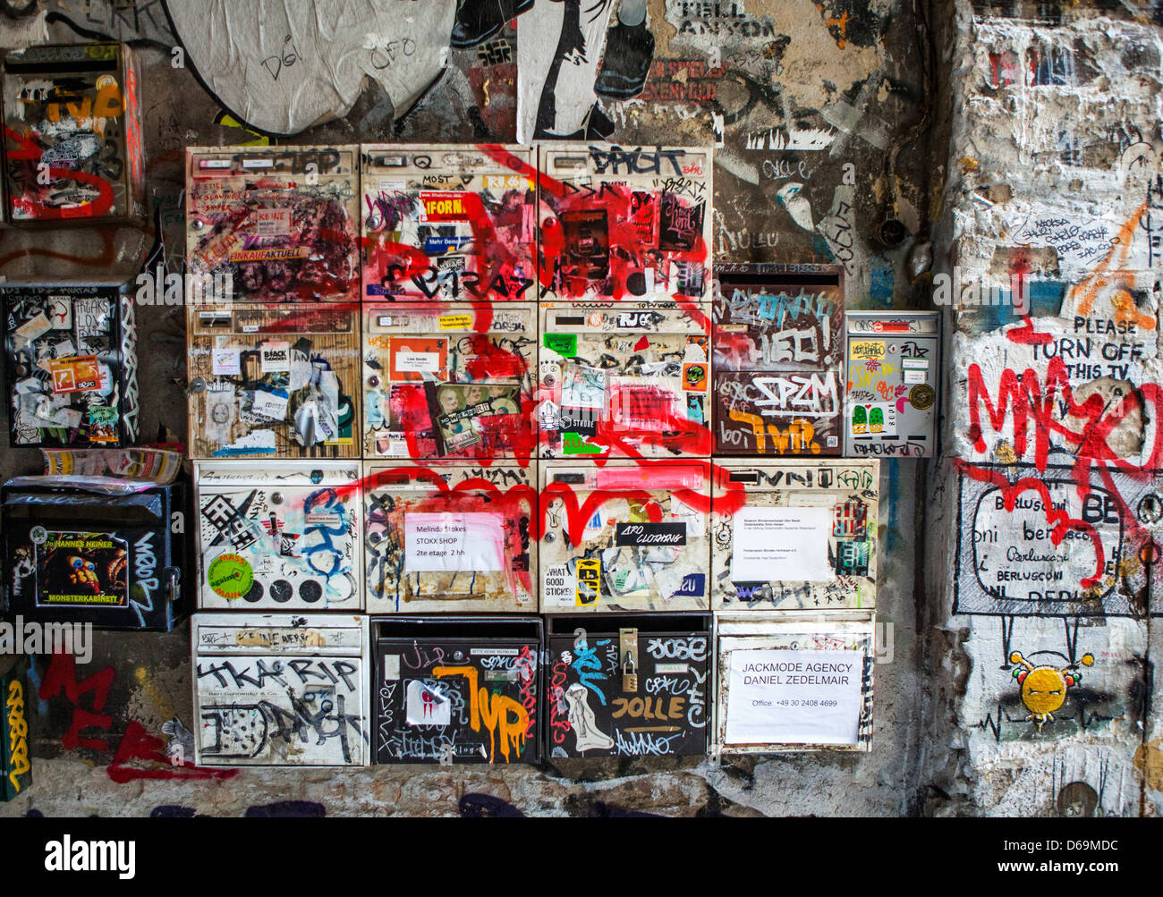 A postman's nightmare - graffiti covered post boxes in the Inner ...