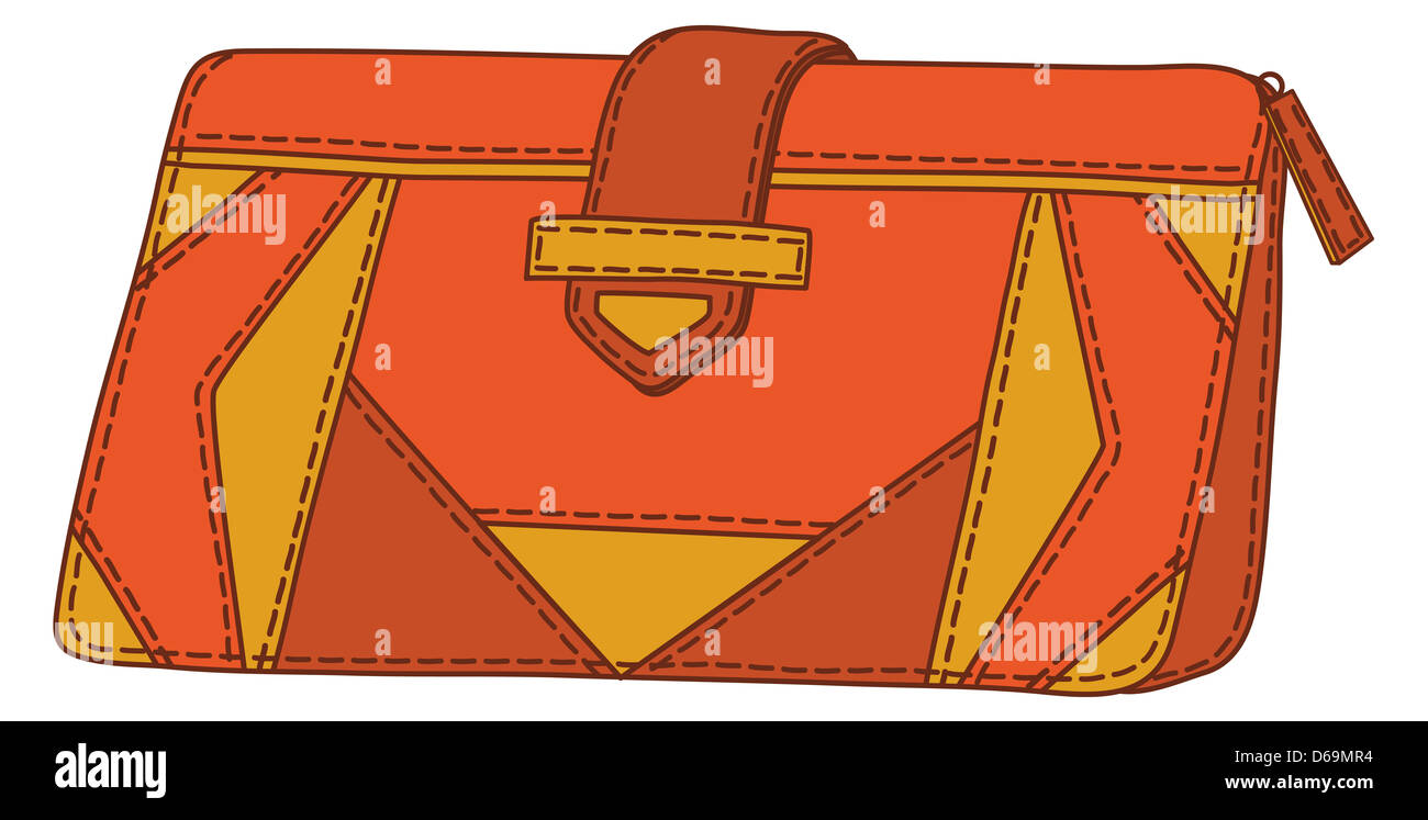 Wallet bag drawing hi-res stock photography and images - Alamy