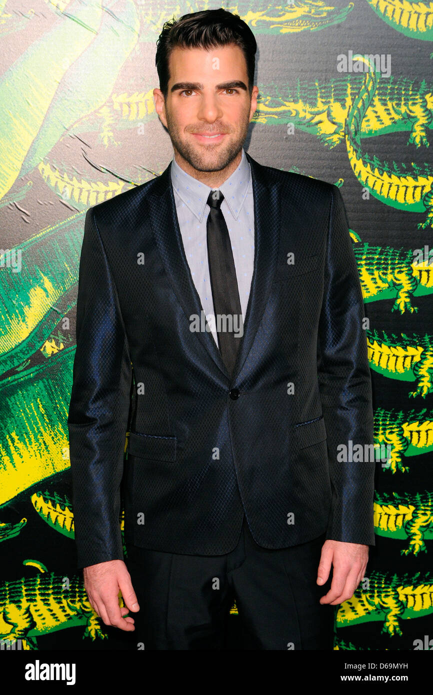 Zachary Quinto Versace for H&M Fashion Show and Party New York City ...