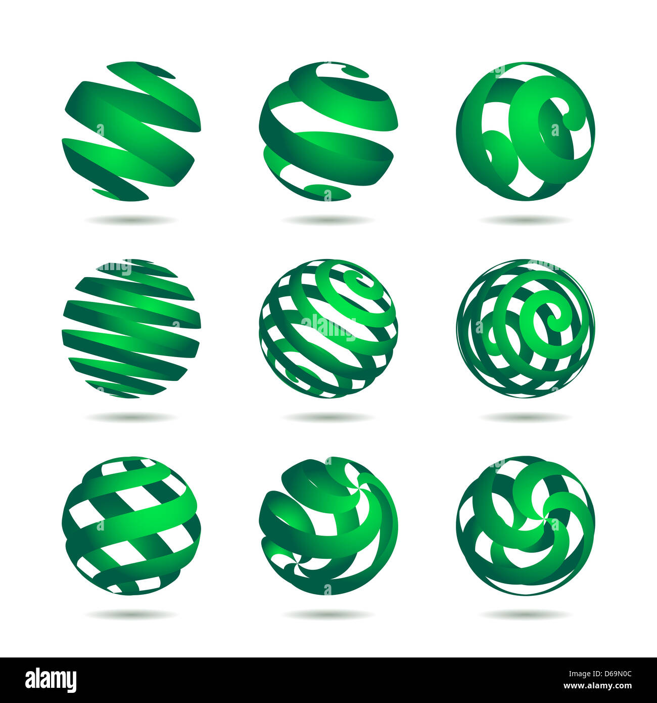 Sphere Design Elements Stock Photo - Alamy