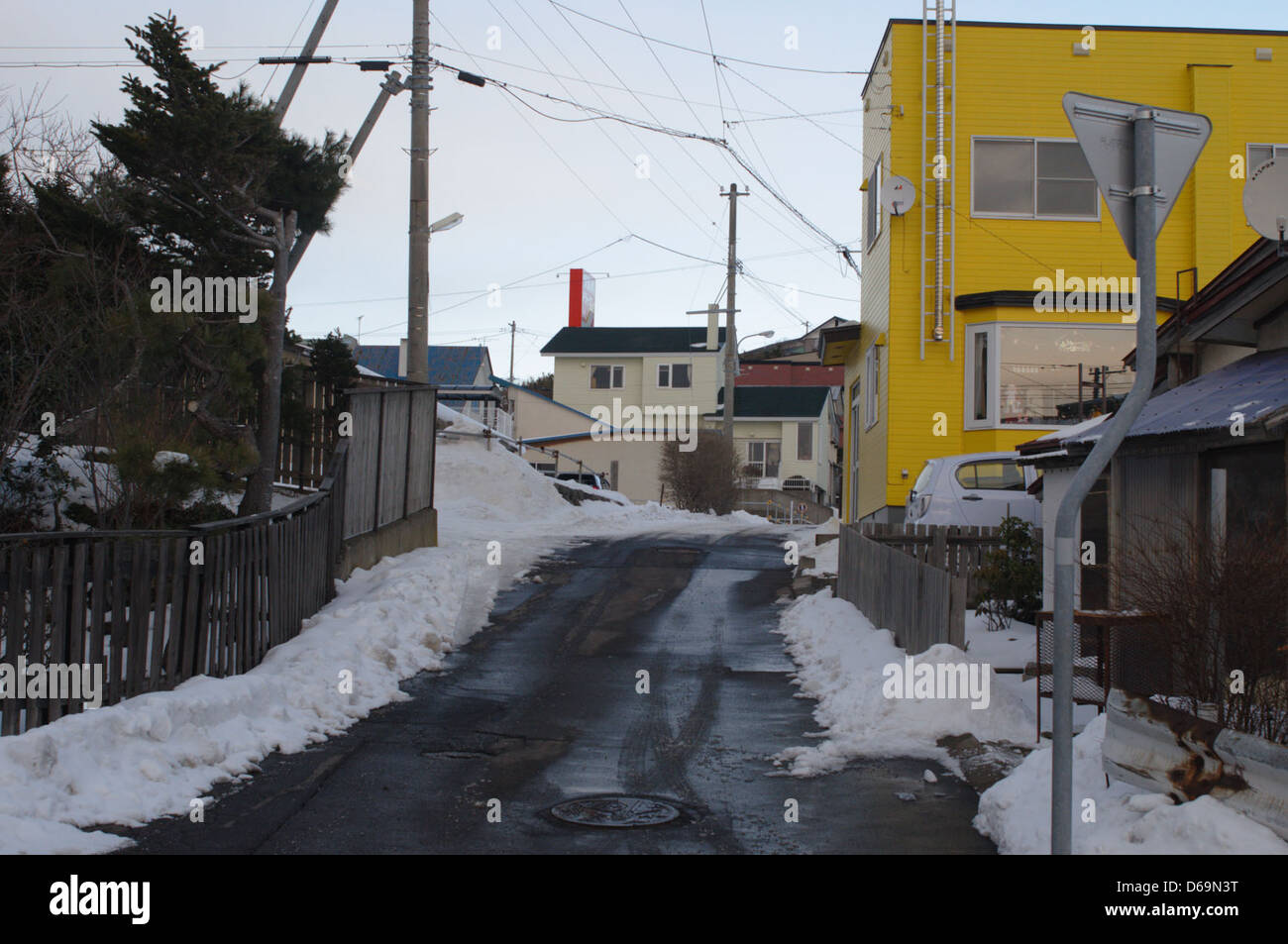 A photo of doors and buildings in Esashi Town, Japan, showcasing ...