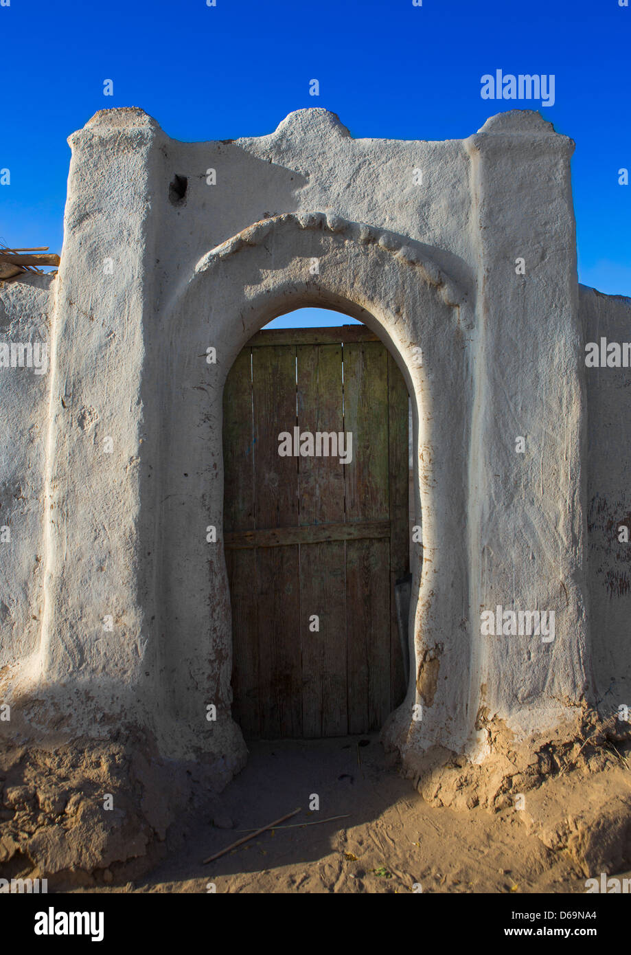 Traditional Nubian Architecture And Plasterwork Of A Fine Doorway ...