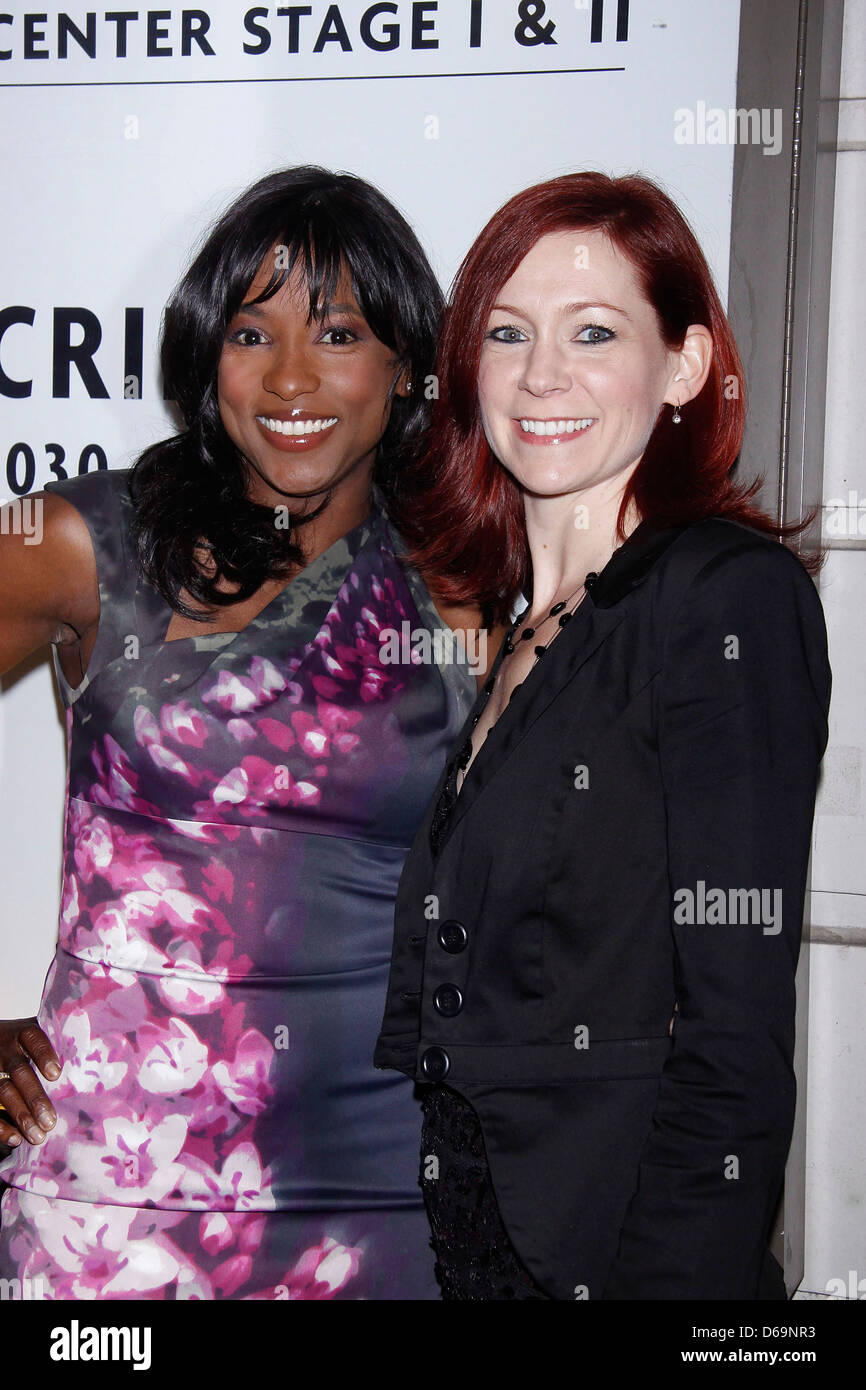 Rutina Wesley and Carrie Preston Opening night of the Manhattan Theatre ...
