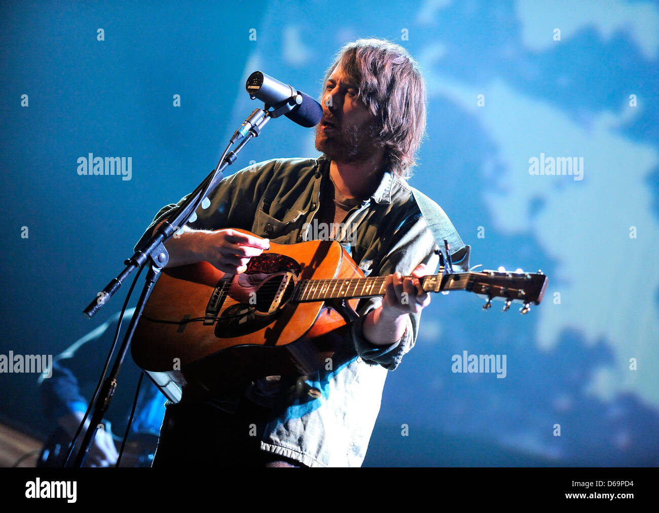 Robin Pecknold Fleet Foxes performing live at the Heineken Music Hall ...
