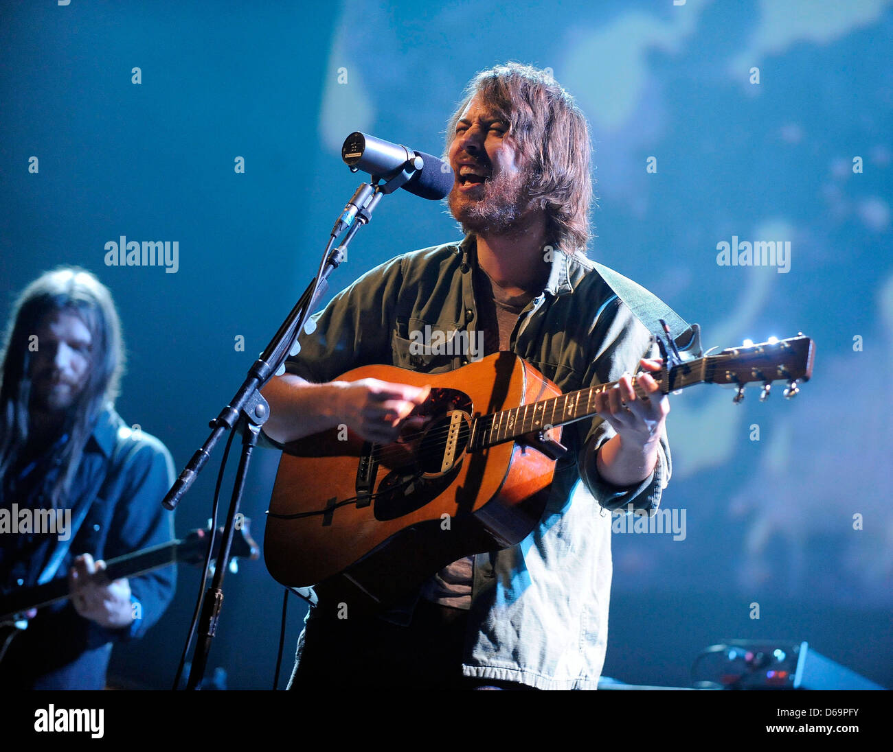 Robin Pecknold Fleet Foxes performing live at the Heineken Music Hall ...