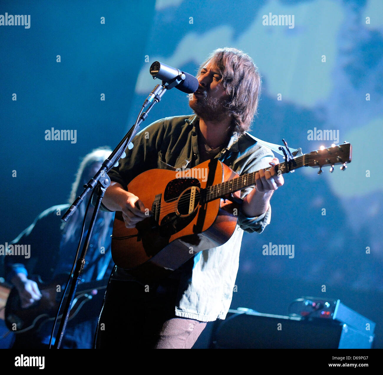 Robin Pecknold Fleet Foxes performing live at the Heineken Music Hall ...