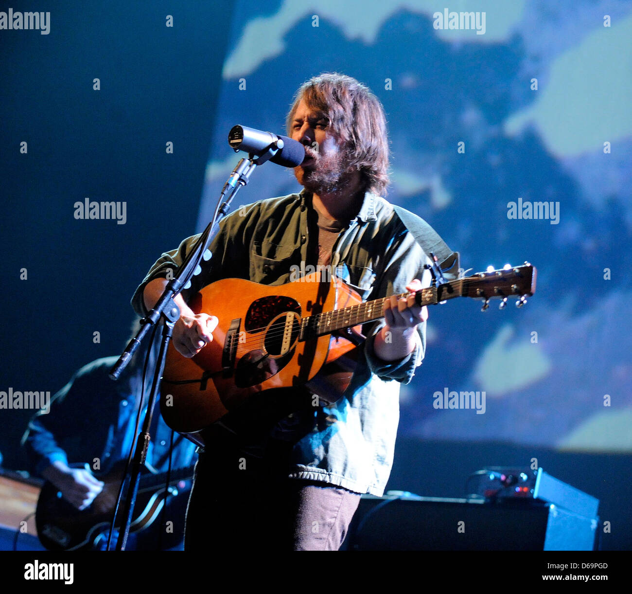 Robin Pecknold Fleet Foxes performing live at the Heineken Music Hall ...
