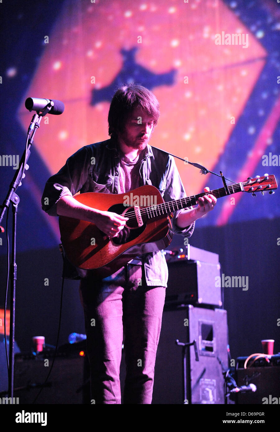 Robin Pecknold Fleet Foxes performing live at the Heineken Music Hall ...
