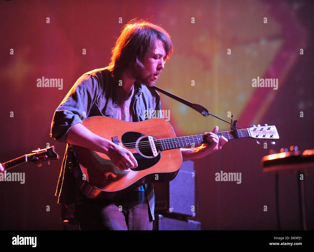 Robin Pecknold Fleet Foxes performing live at the Heineken Music Hall ...