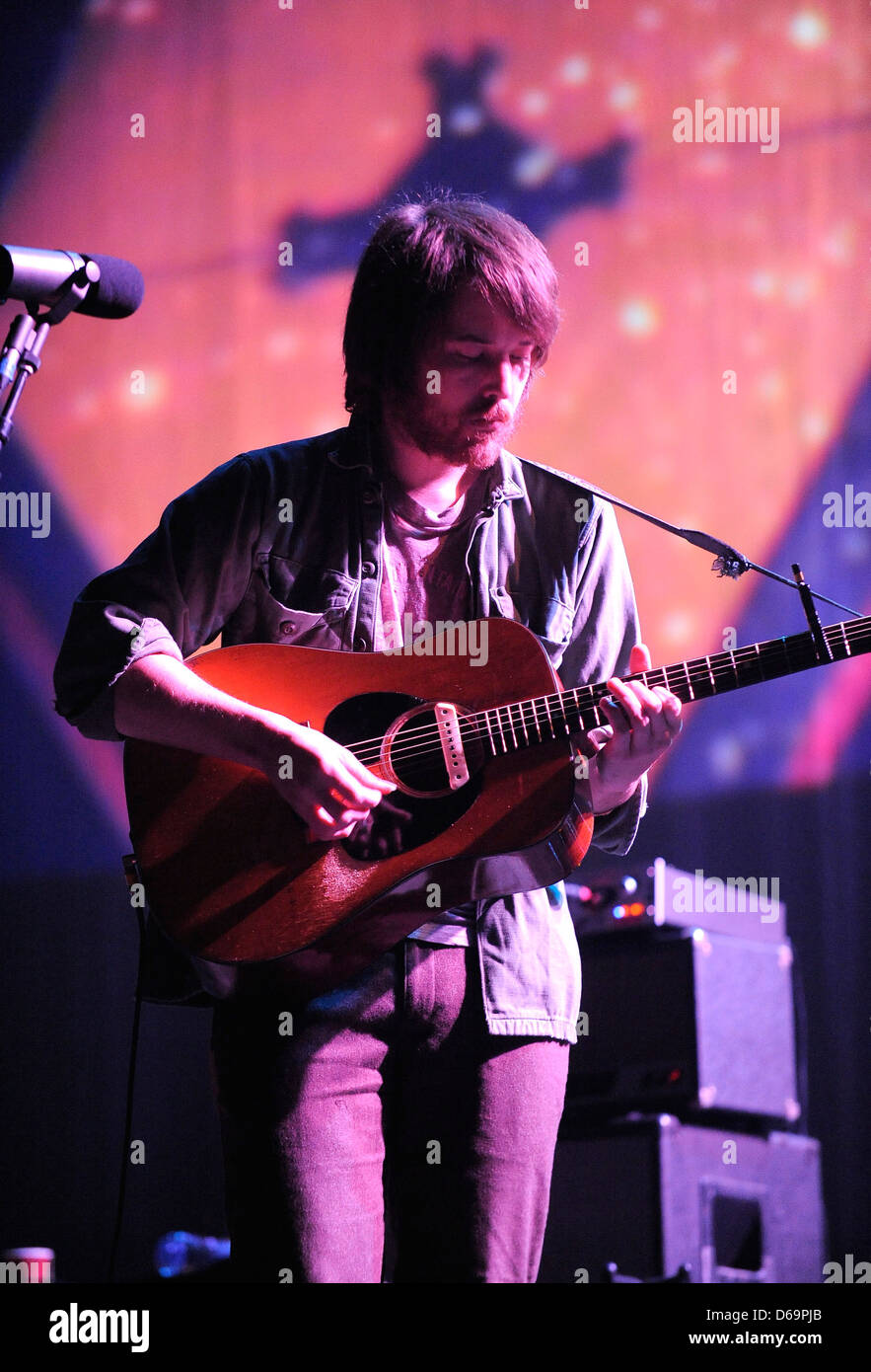 Robin Pecknold Fleet Foxes performing live at the Heineken Music Hall ...