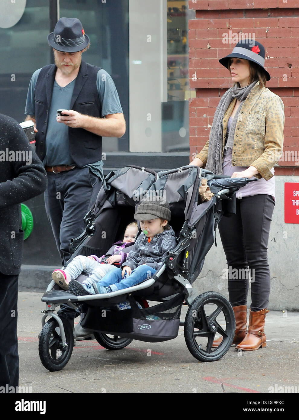 Renn Hawkey, Vera Farmiga, Gytta Lubov Hawkey and Fynn Hawkey Vera ...