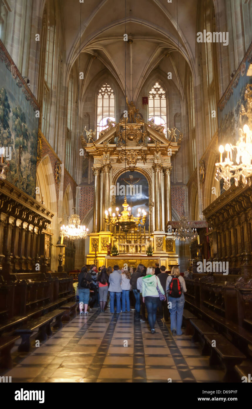 Krakow, Poland, the altar in the Wawel Cathedral Stock Photo - Alamy