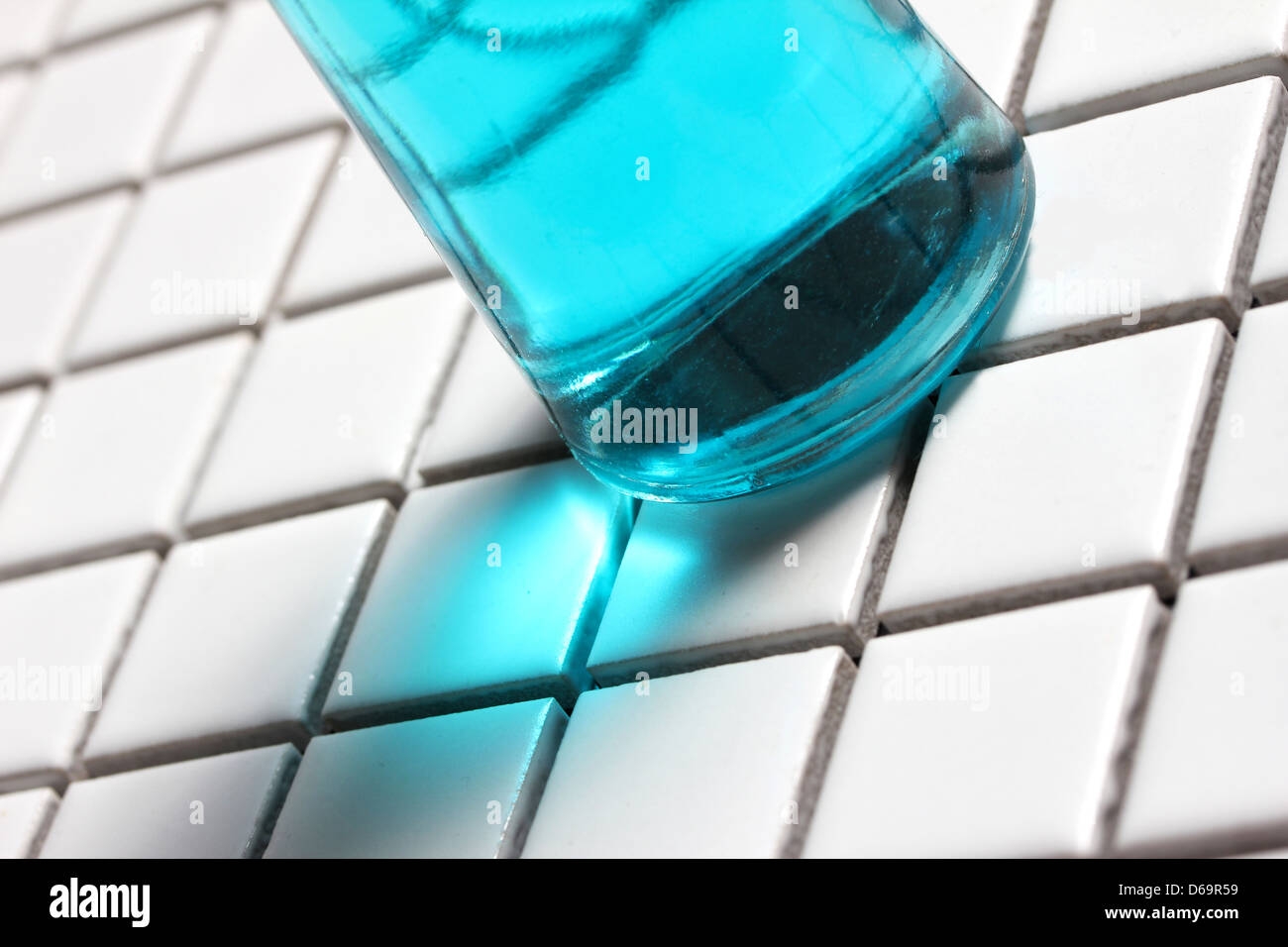 blue liquid in a test tube Stock Photo - Alamy