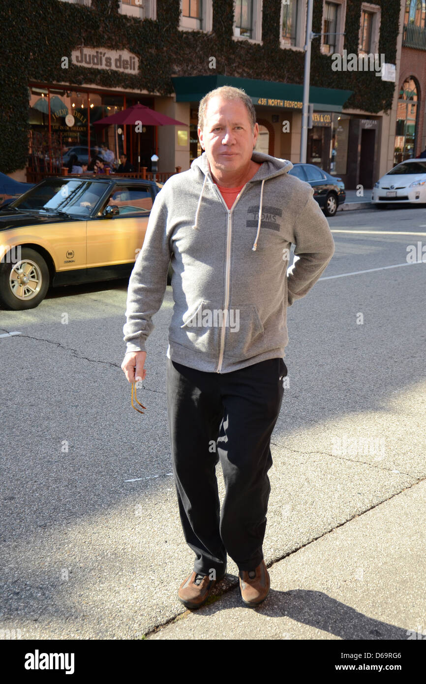 Garry Shandling is seen out about in Beverly Hills Los Angeles ...