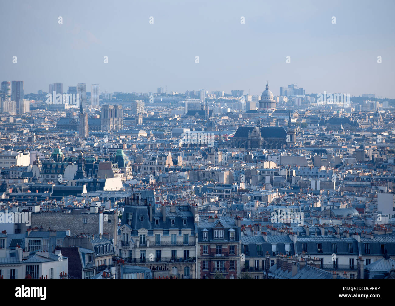 Aerial view of urban skyline Stock Photo - Alamy