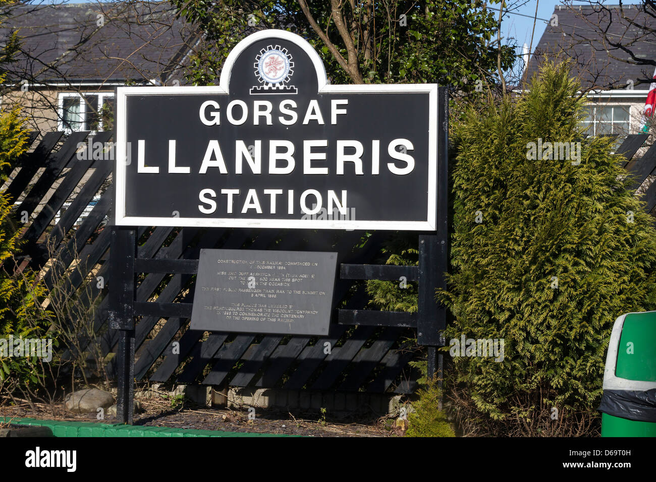 Llanberis Station Snowdon Mountain Railway Stock Photo - Alamy
