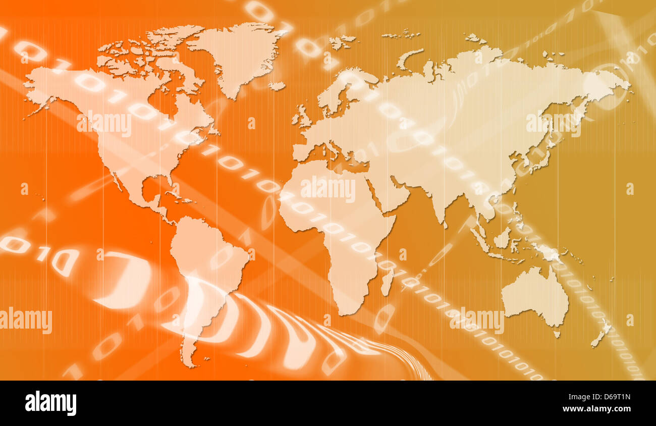 Asia continent maps hi-res stock photography and images - Alamy