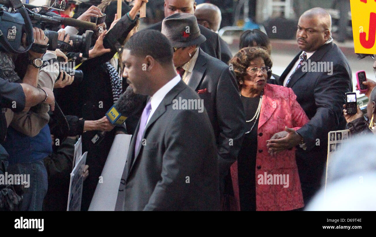 Joe Jackson and Katherine Jackson Arrivals Los Angeles Superior Court ...