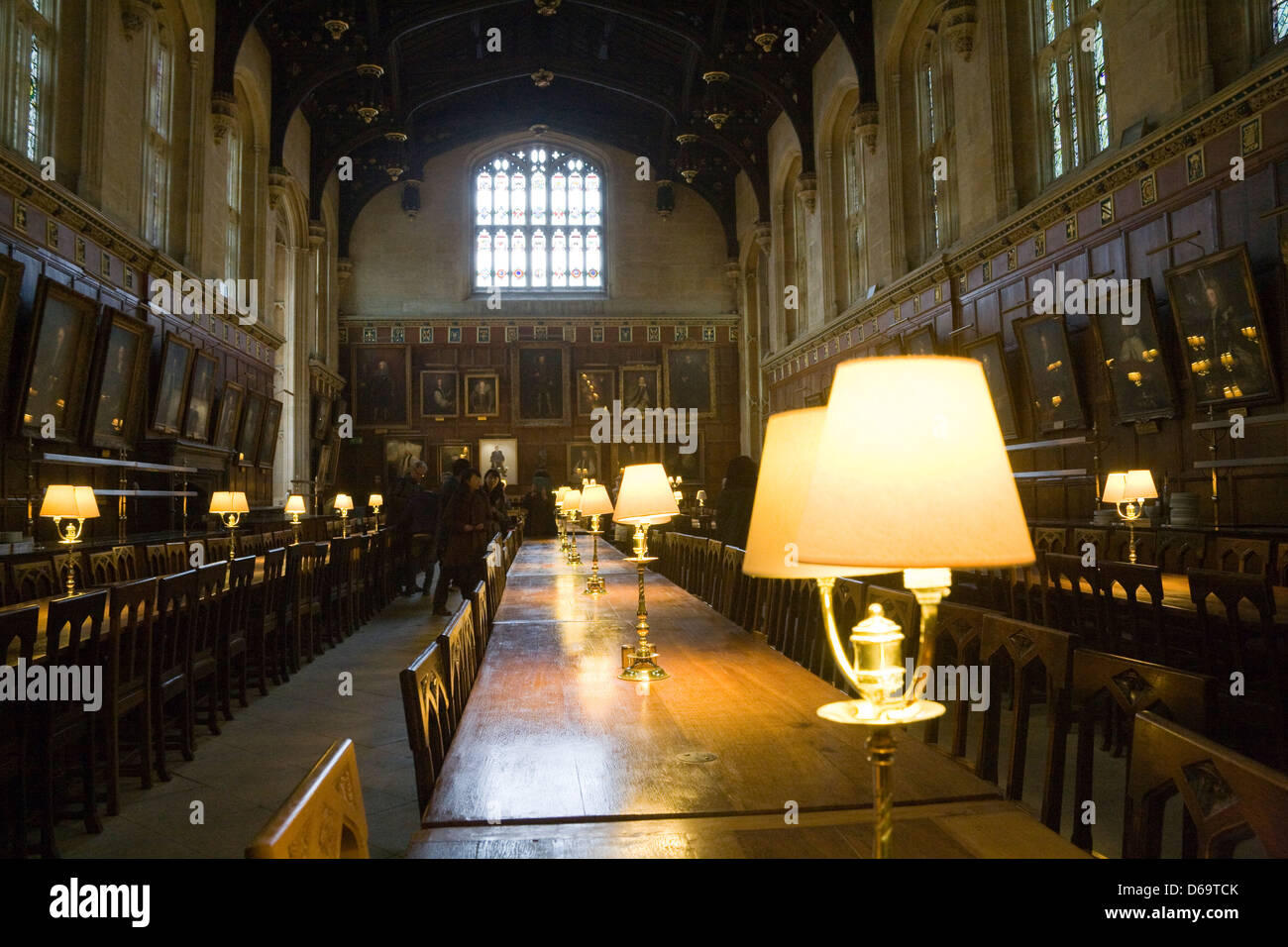 Oxford Oxfordshire Magnificent Christ Church Great Hall centre of ...