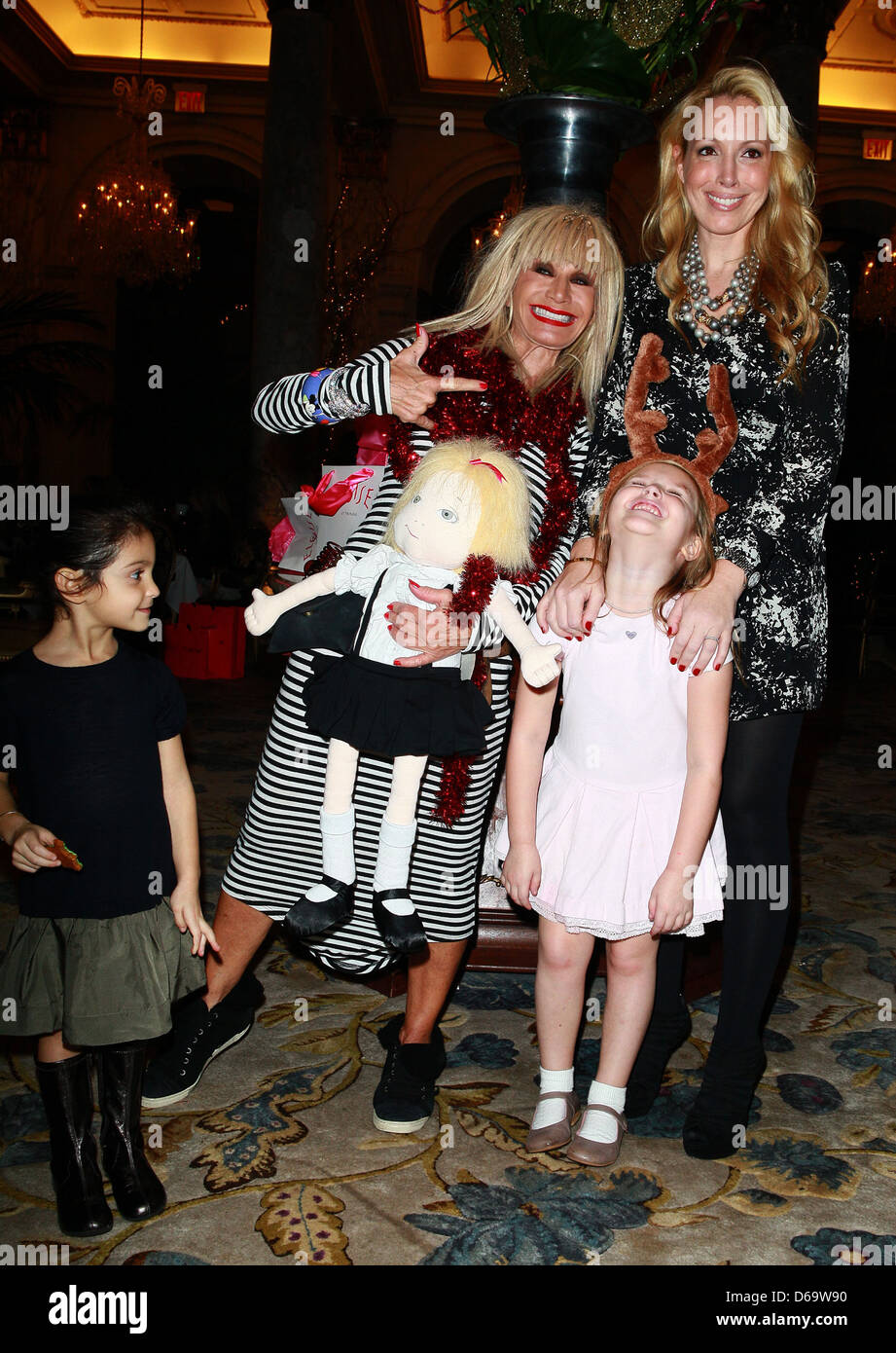 Betsey Johnson and Lulu Johnson and granddaughter Layla Johnson Betsey ...