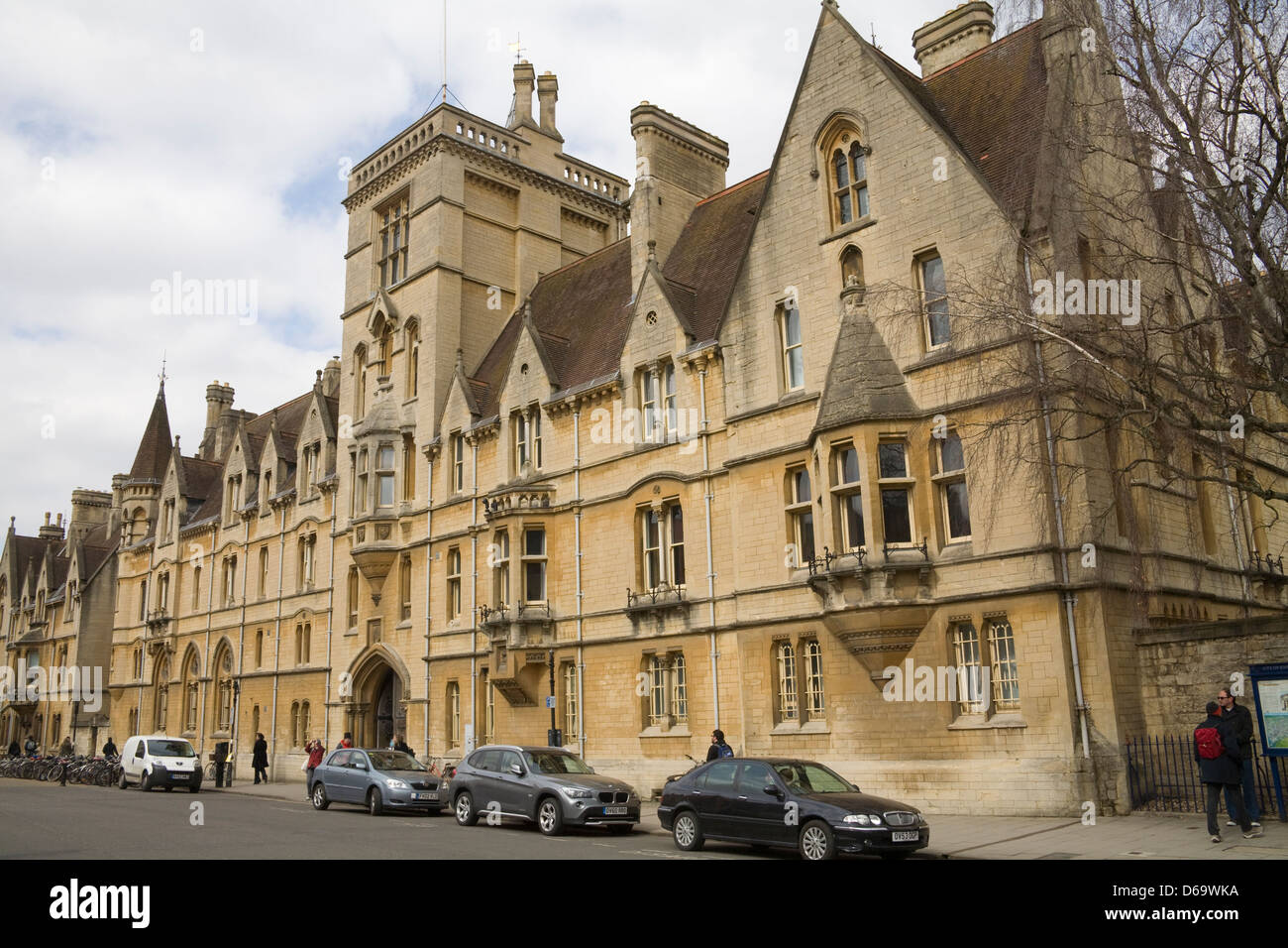 Oxford Oxfordshire Magnificent building of Balliol College part of ...