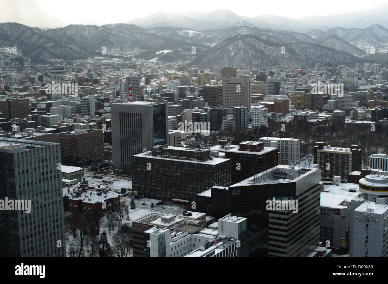 A photo of JR Tower in Hokkaido, Japan, featuring its unique ...