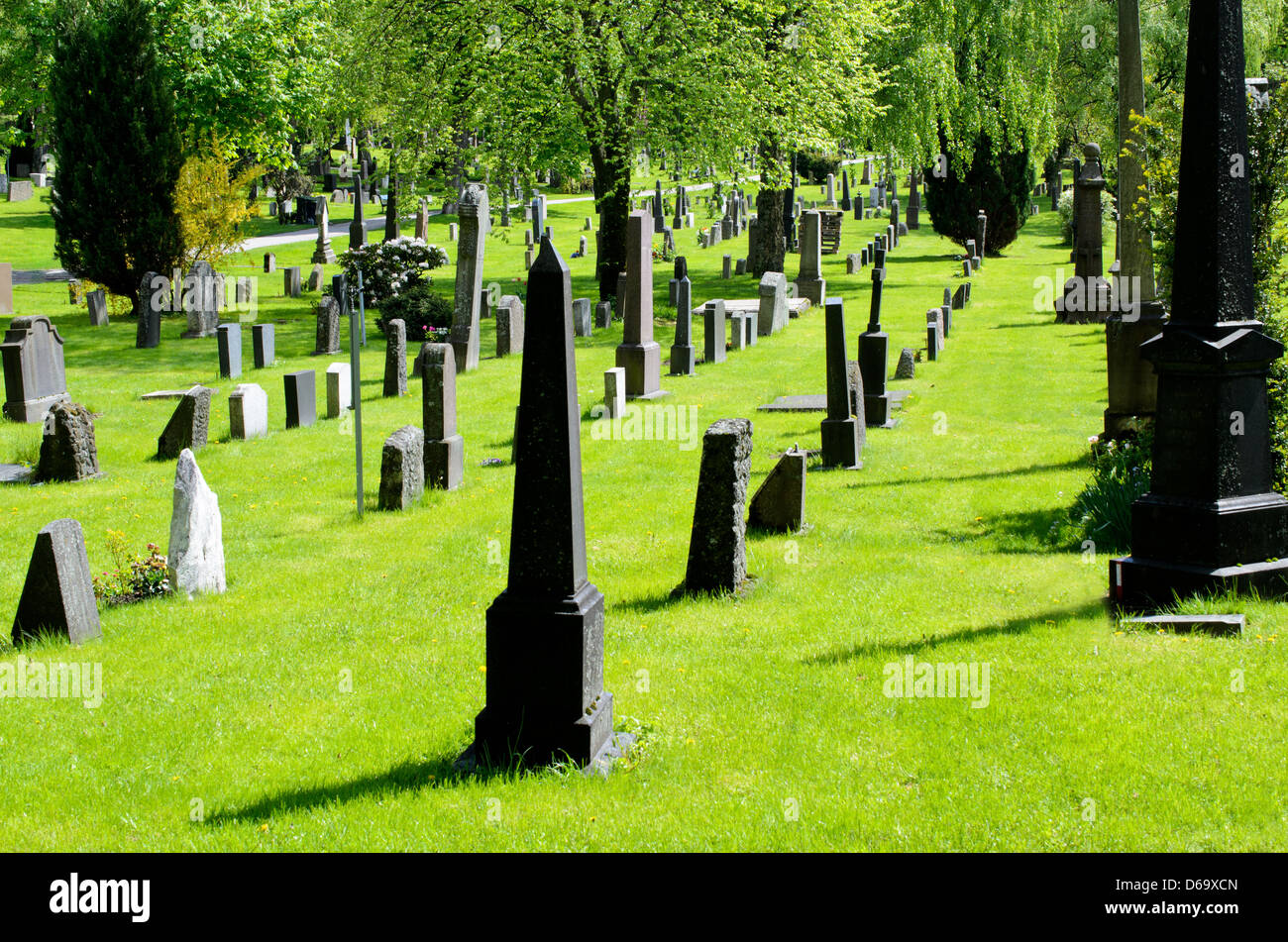 Weathered grave stones hi-res stock photography and images - Alamy