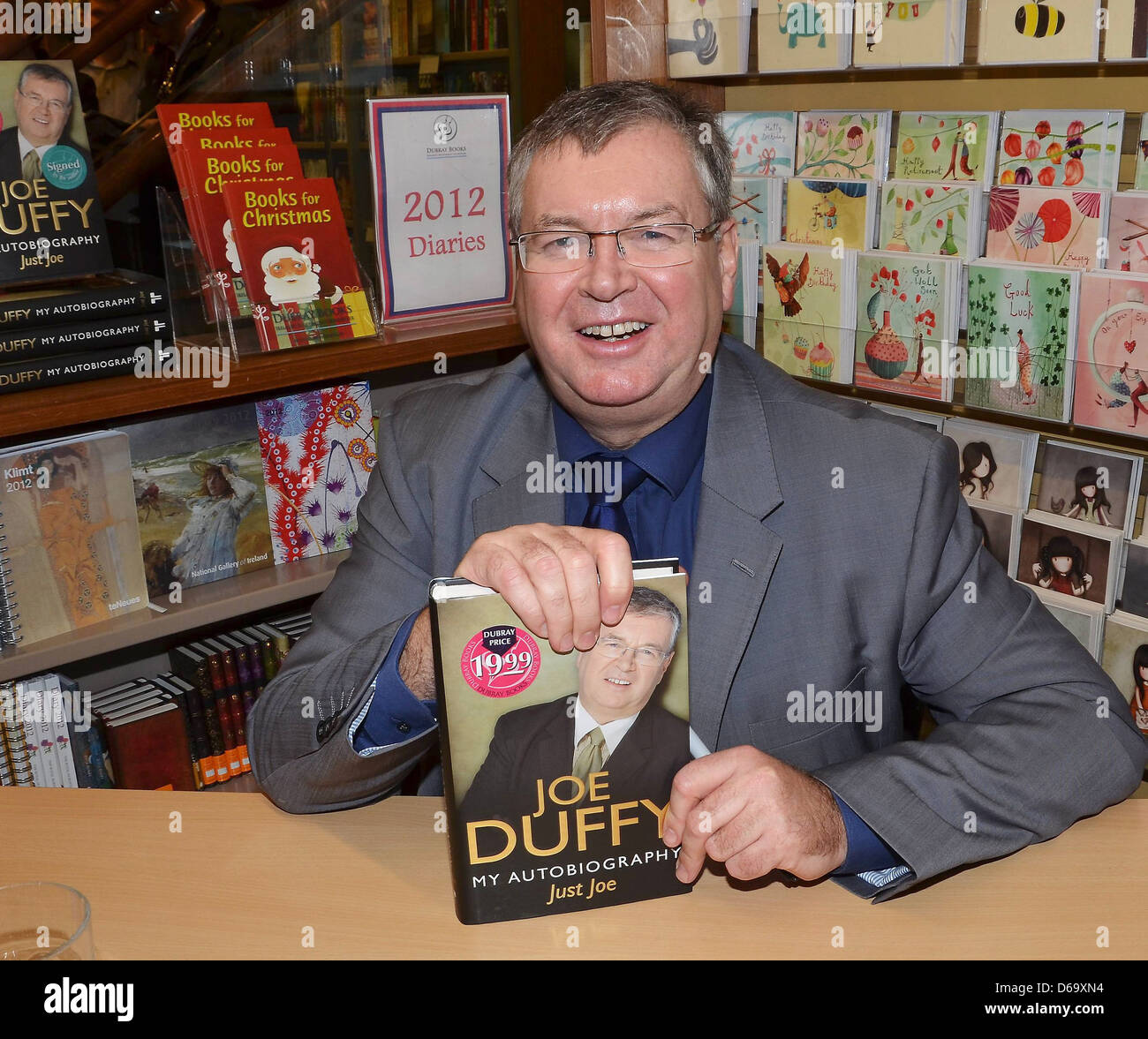 Broadcaster Joe Duffy signs 'Just Joe' at Dubray Books Dublin, Ireland ...
