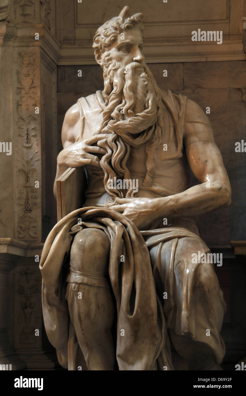 Michelangelo sculpture portrait hi-res stock photography and images - Alamy
