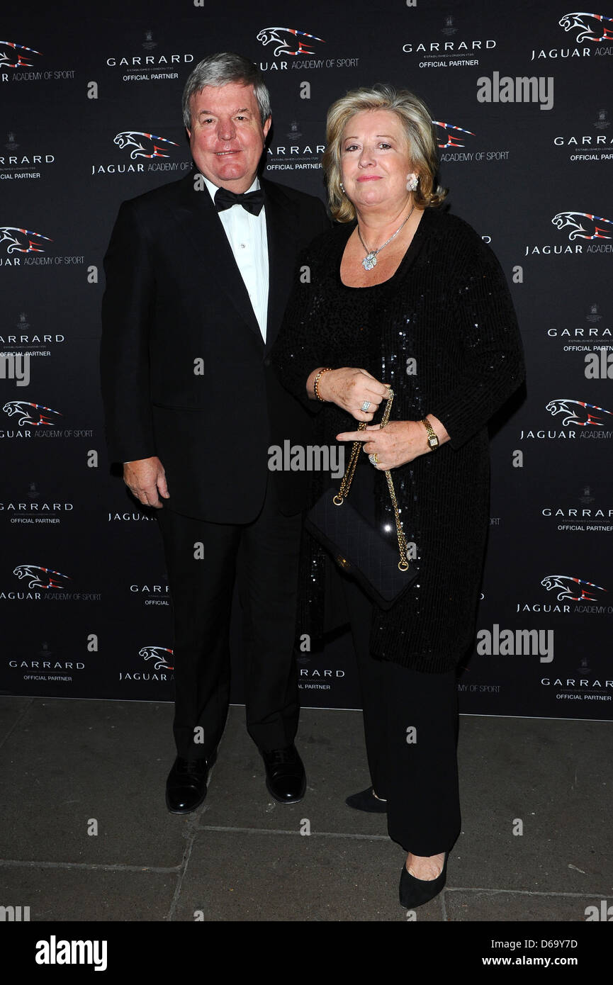 Sir Keith Mills, Wife Jaguar Academy of Sport Annual Awards held at The ...
